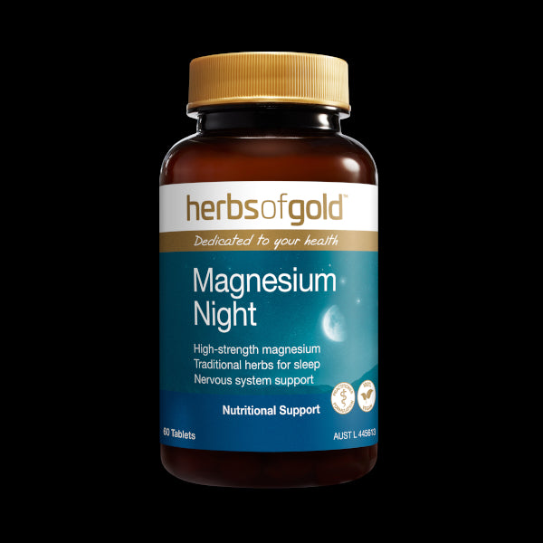 Herbs of Gold Magnesium Night 60tabs – Riverland Health Foods