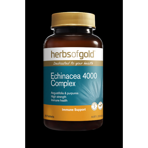 Herbs of Gold Echinacea 4000 Complex 60 tabs – Riverland Health Foods