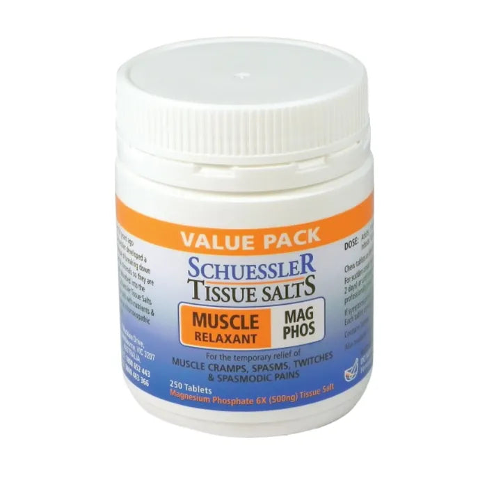 Mag Phos – MUSCLE RELAXANT | 250 Tablets – Riverland Health Foods