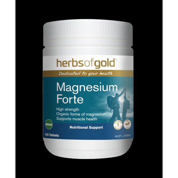 Herbs of Gold Magnesium Forte 120 tabs – Riverland Health Foods