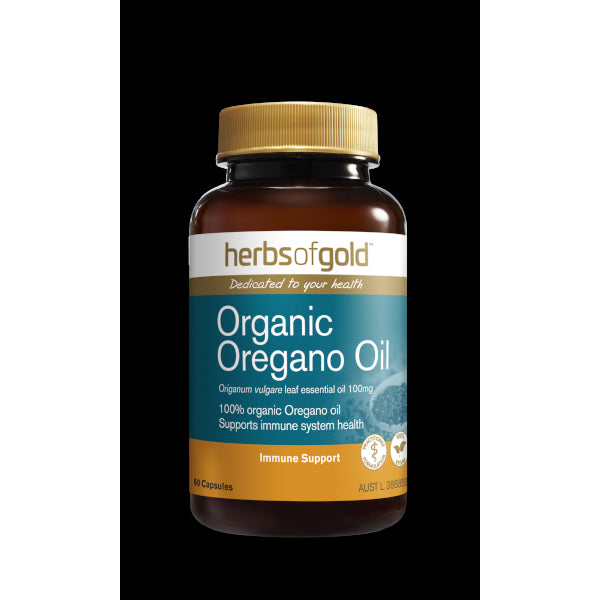 Herbs of Gold Organic Oregano Oil 60 caps – Riverland Health Foods