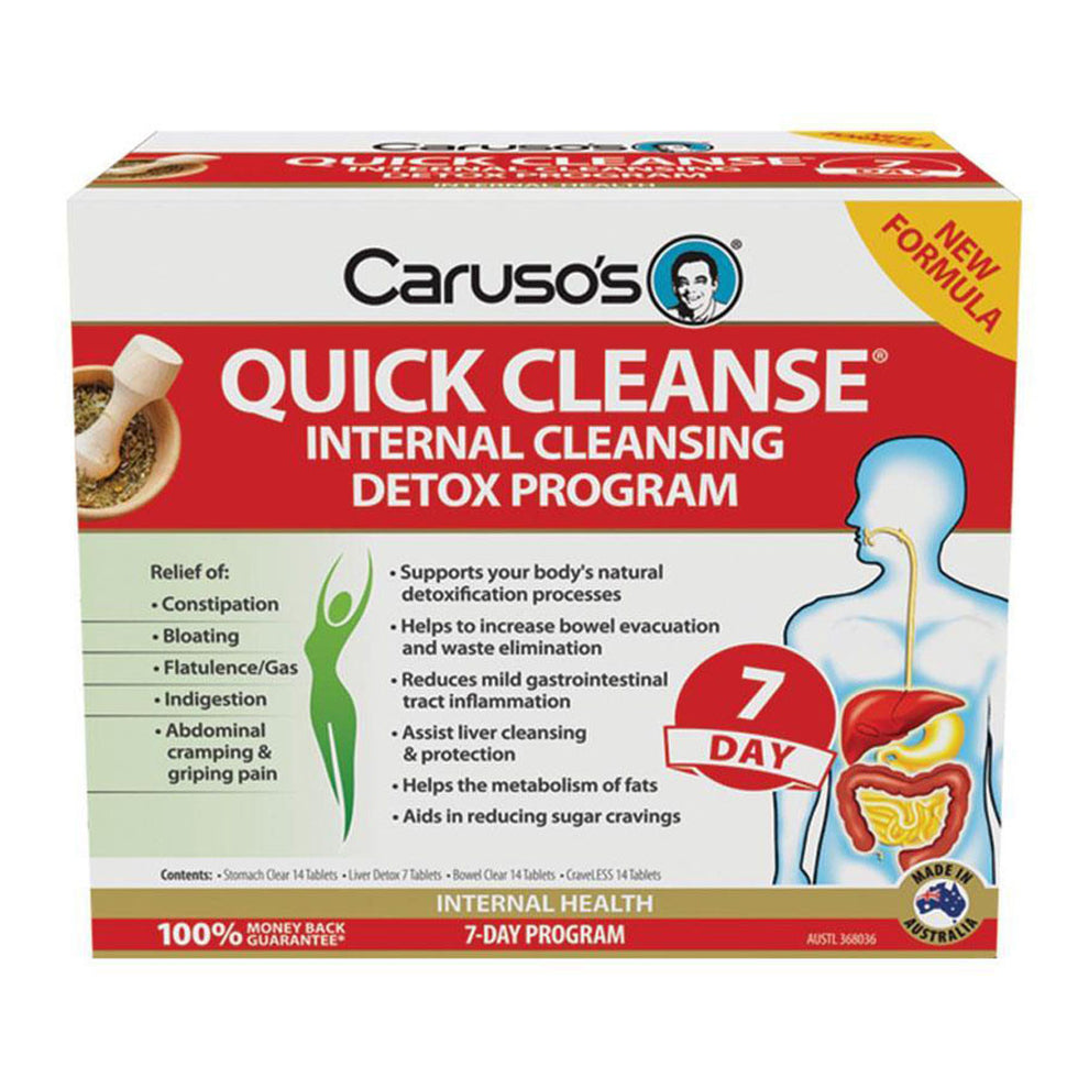 Caruso's Quick Cleanse® Internal Cleansing Detox Program (7 Day ...