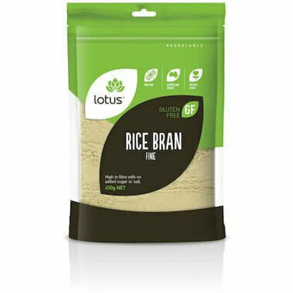 Lotus Rice Bran Fine 450g – Riverland Health Foods