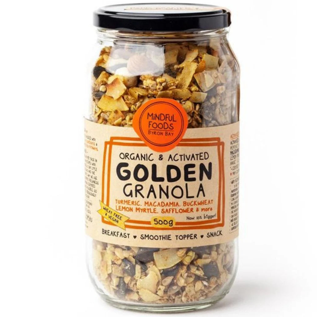 Mindful Foods Golden Granola - Organic & Activated 450g – Riverland ...